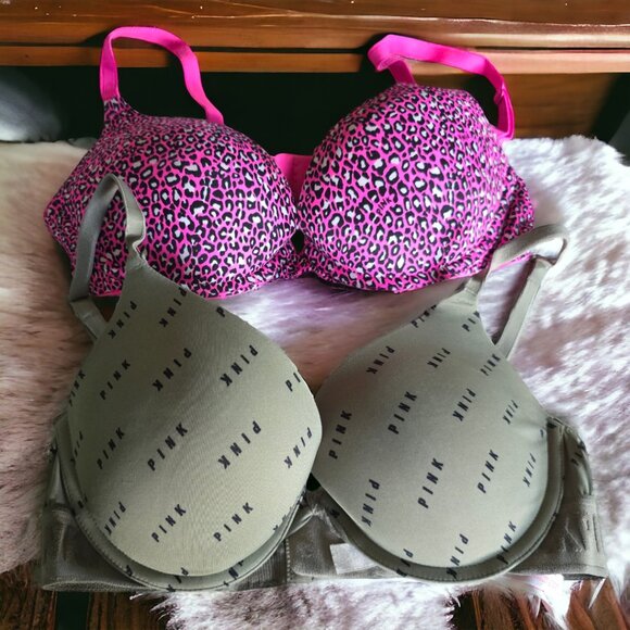 PINK Victoria's Secret | Intimates & Sleepwear | Vs Pink 32c Bundle Of ...